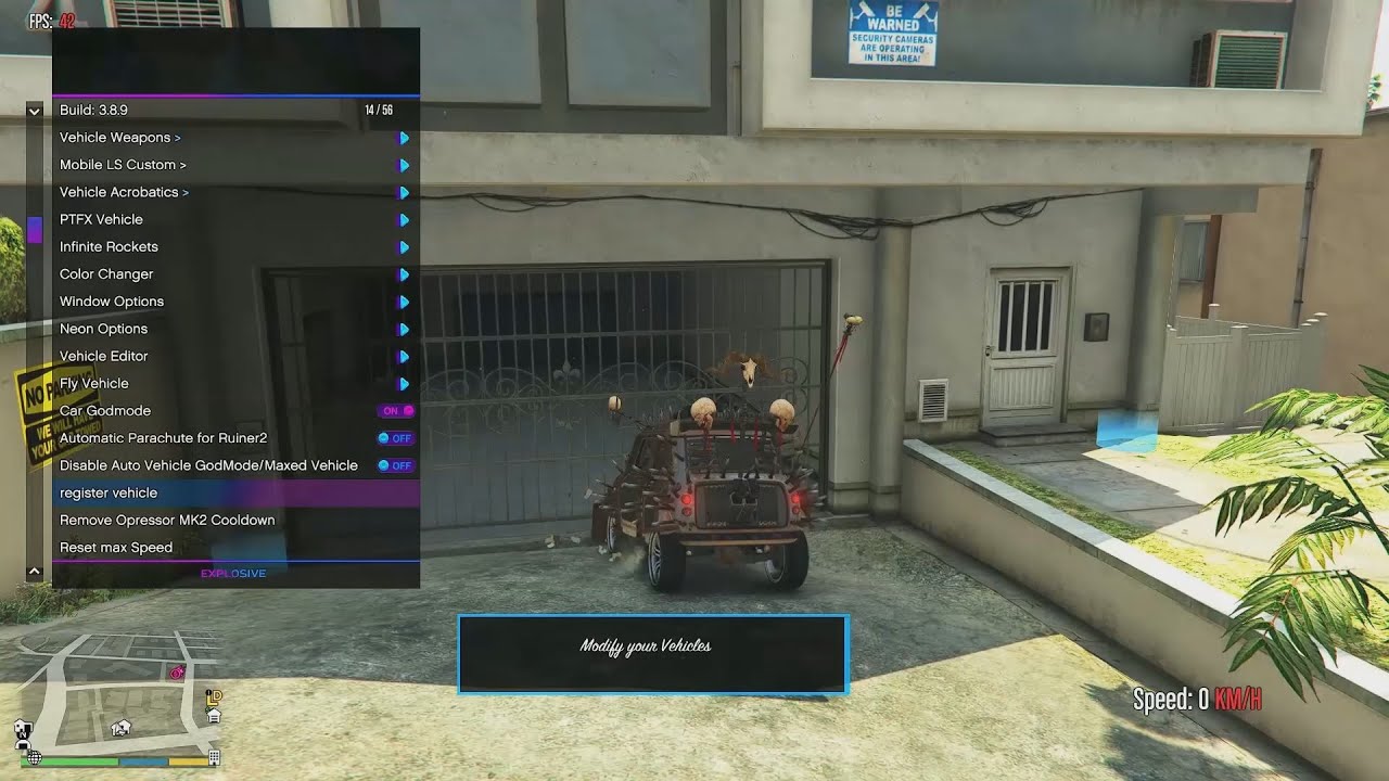 GTA 5 PC 1.64 Best Mod Menu Explosive - Vehicle Options p.3 (Extended ...