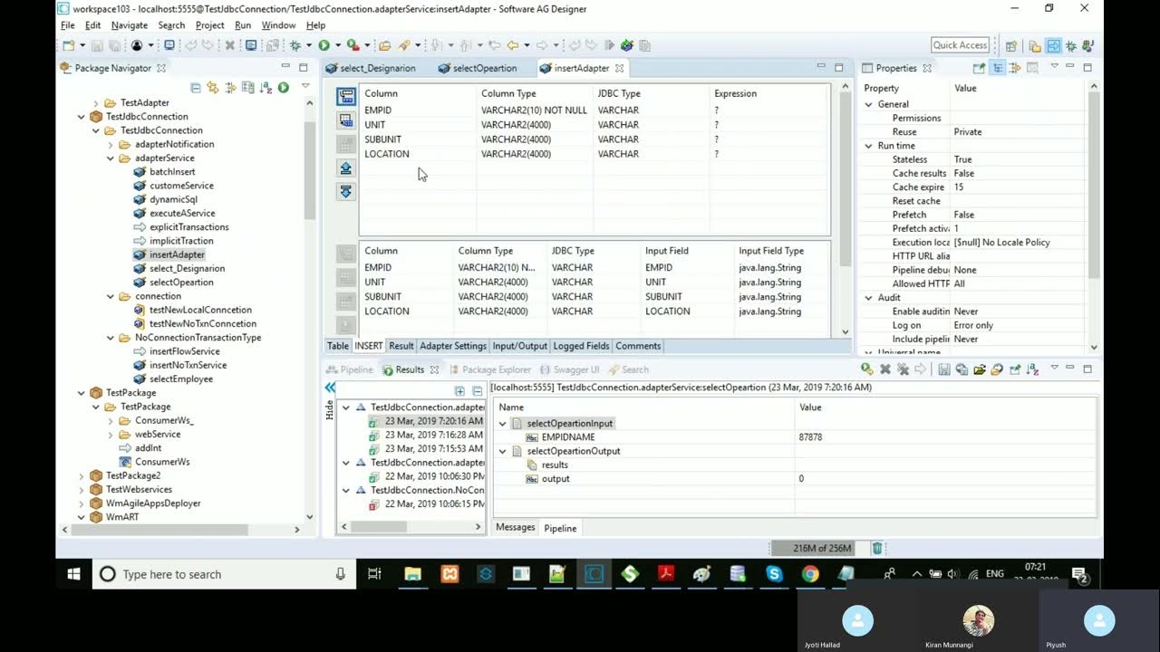 webMethods Tutorial: - webMethods JDBC Adapter Part 2 - YouTube