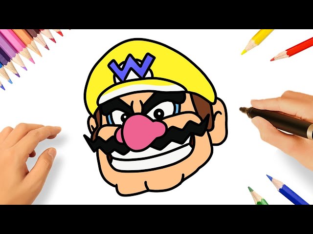Wario Drawing Wario By Logan Faerber On Dribbble