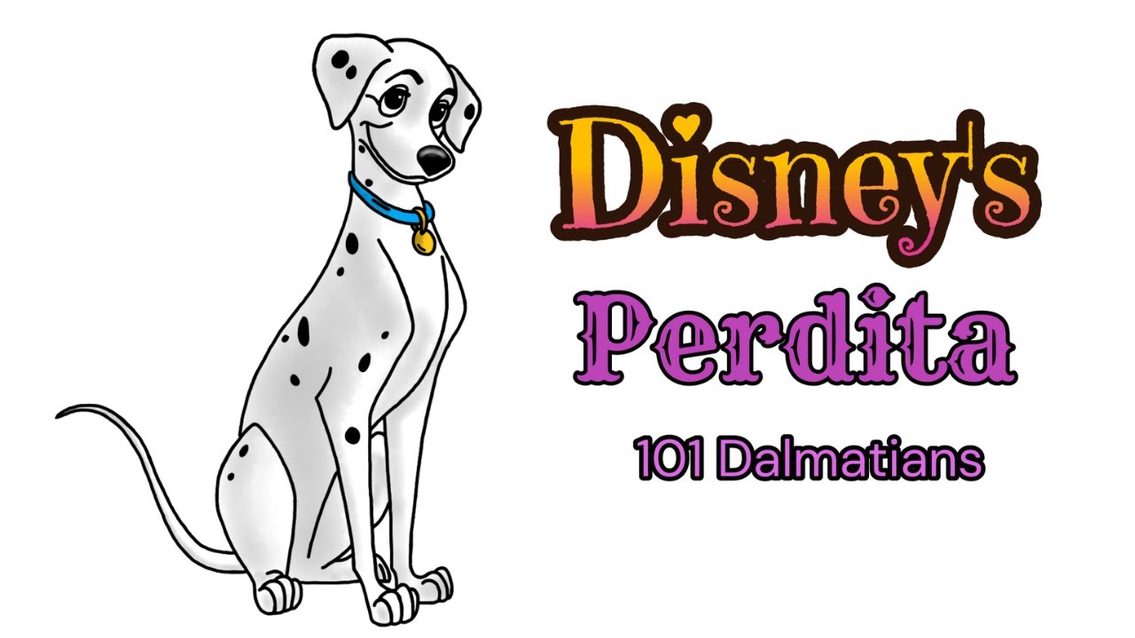 Disney Dog Drawing Series: Learn How To Draw Perdita From 101 ...