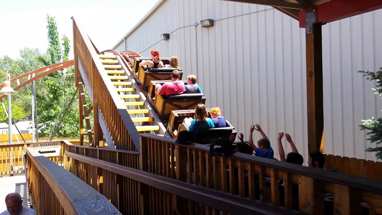 Denver Day 9 - Elitch Gardens MY FIRST ROLLER COASTER(2) - YouTube
