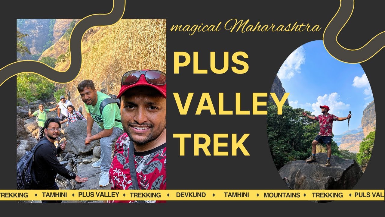 Plus Valley Trek | Tamhini Ghat | Drone View | View Point | Plus valley ...