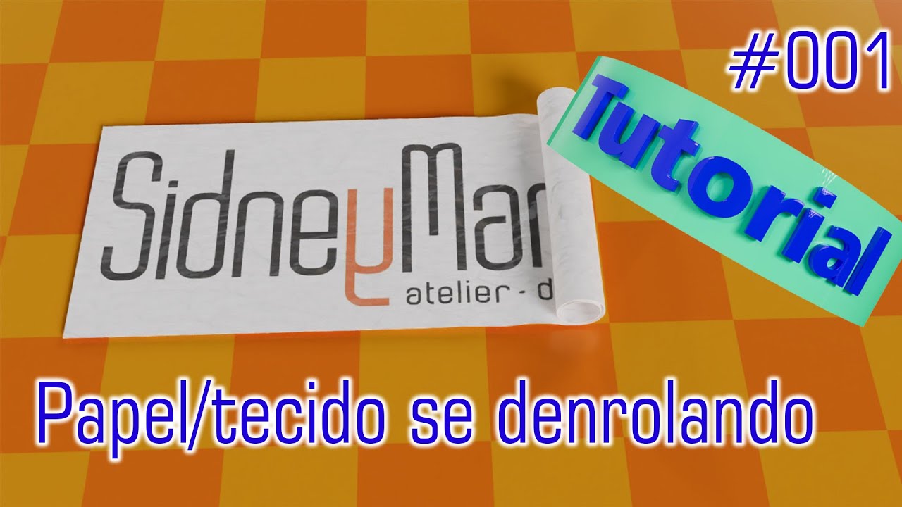 001 - Papel se desenrolando - Tutorial PT-Br - 3DS Max - YouTube