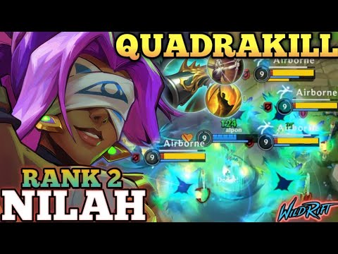 NILAH LATE GAME KILLER! BEST RUNES & BUILD JUNGLE - TOP 2 GLOBAL NILAH ...