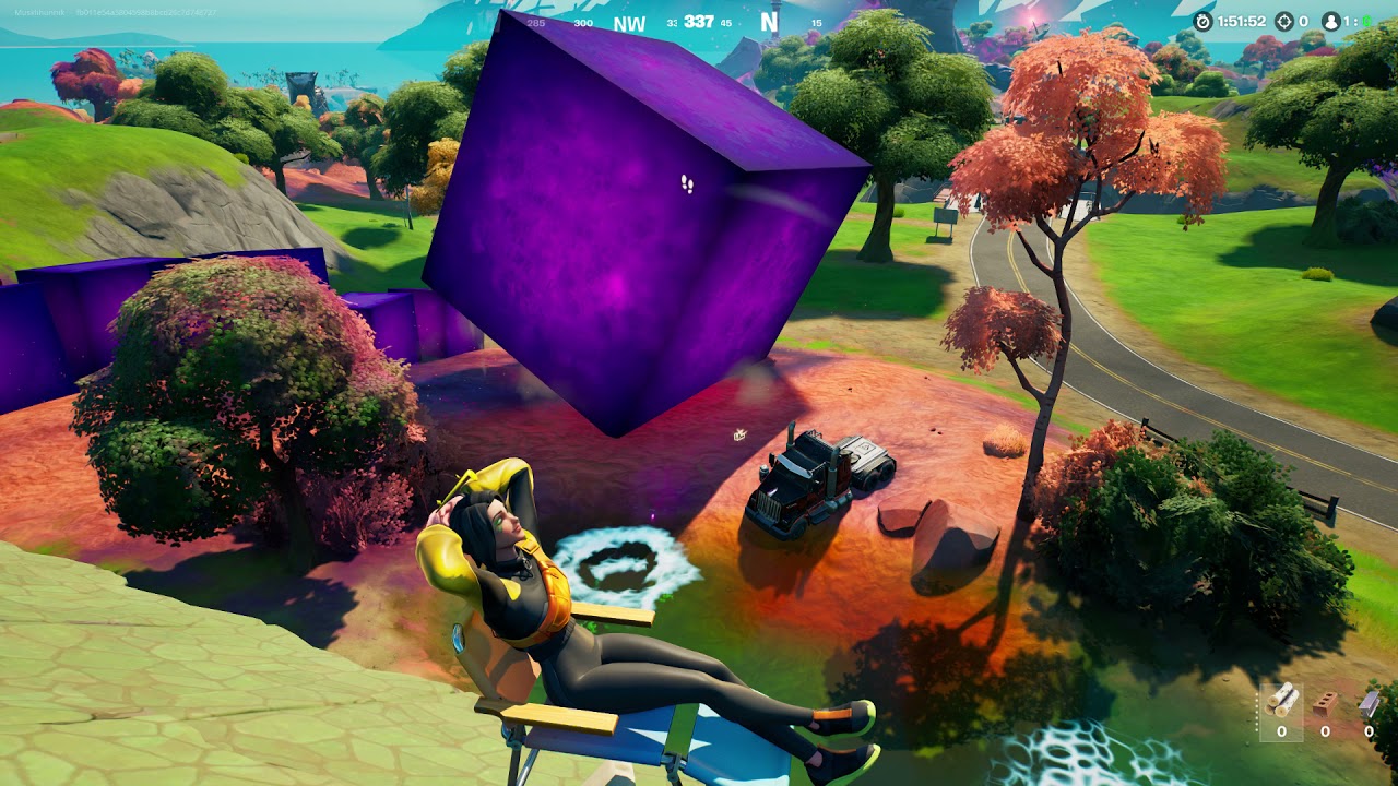 Close Fortnite Cube action at Boney Burbs #shorts - YouTube