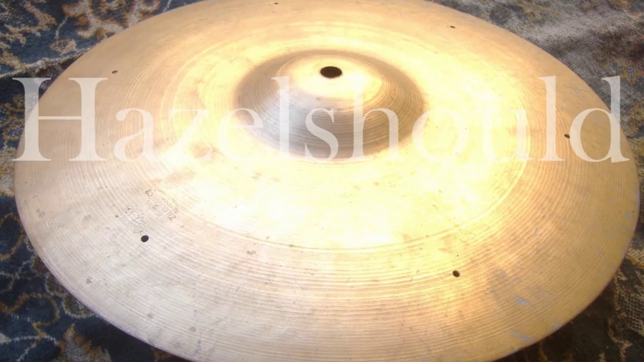 Zildjian Vintage 1940s Trans Stamp 12" Splash 512 gs - YouTube