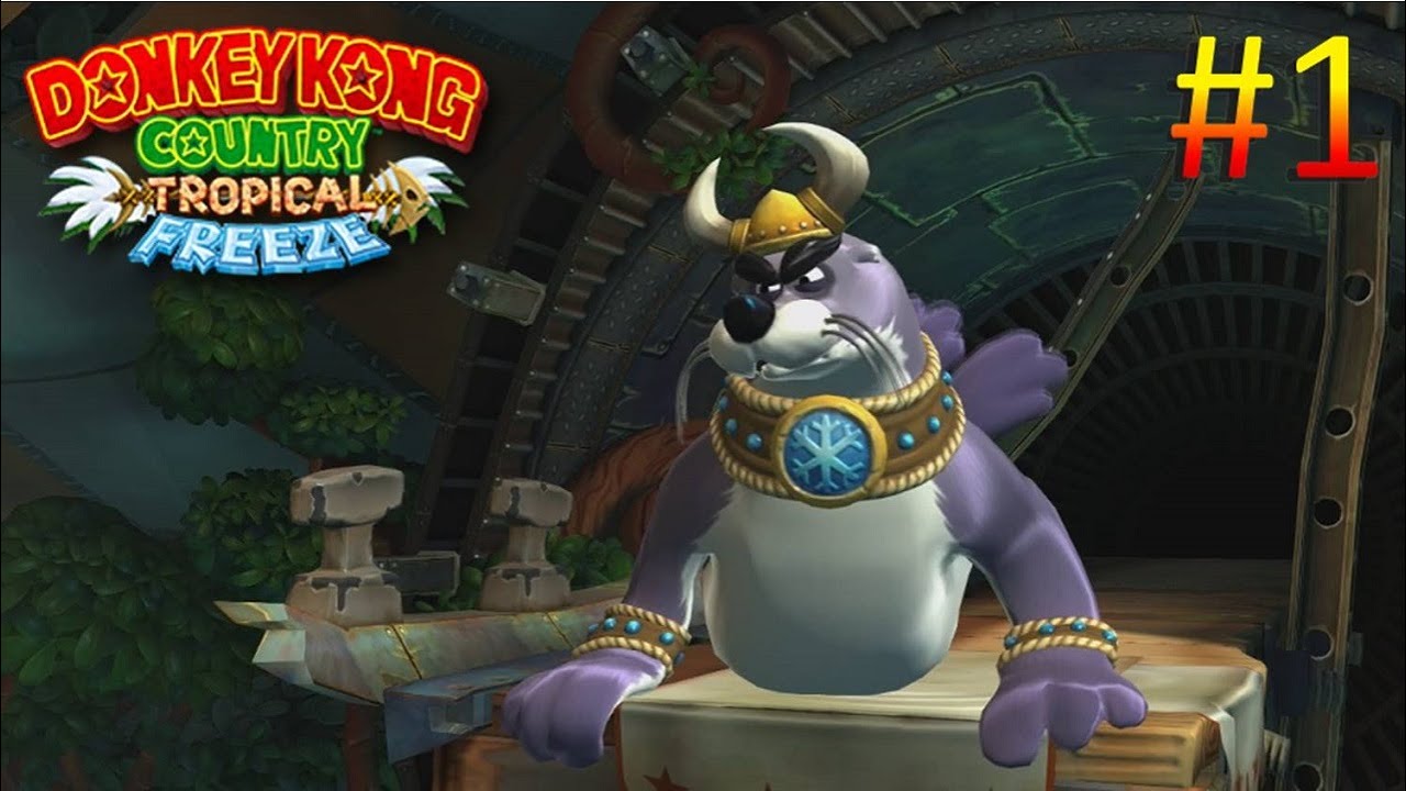 Donkey Kong Country: Tropical Freeze - Pompy the Presumptuous Boss ...