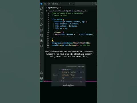 Interview question : How to create object in javascript using ES6 class. #js #coding #frontend ...