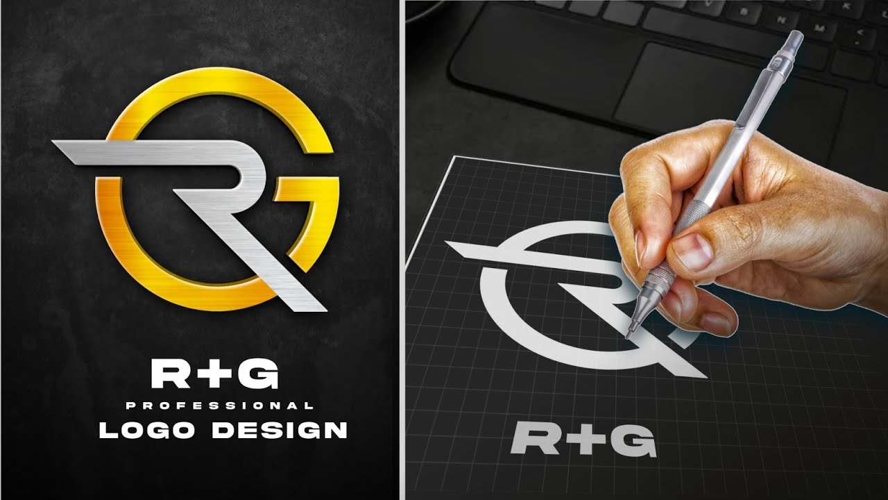 RG Professional Logo Design in Pixellab | RG Logo Design Pixellab ...