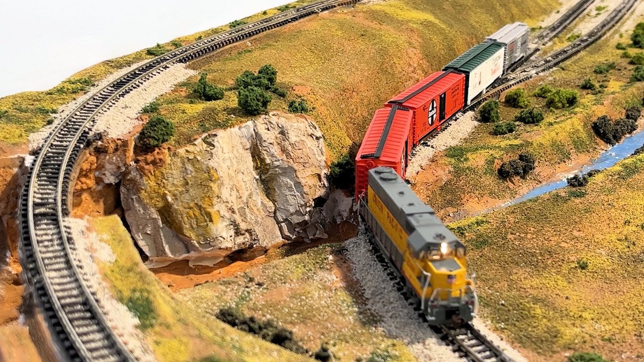 How I make, install, and color finish rock formations on my N-scale ...