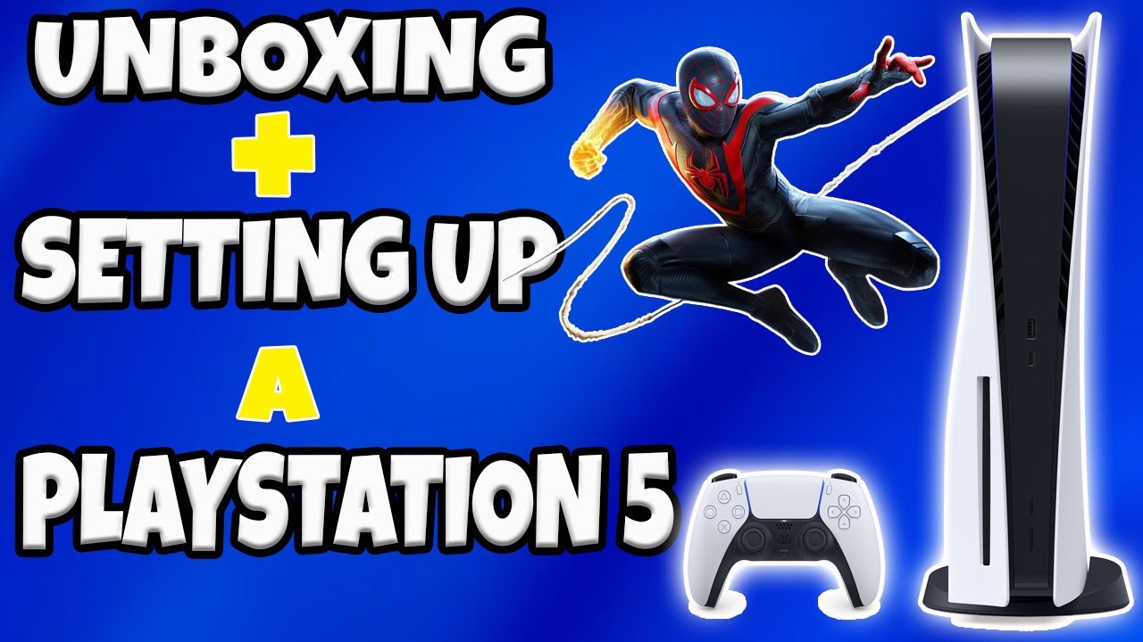 UNBOXING + How to SET UP a BRAND NEW PLAYSTATION 5! | HAPPY PS5 RELEASE ...