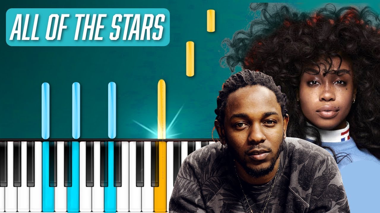 Kendrick Lamar, SZA - "All The Stars" Piano Tutorial - Chords - How To ...