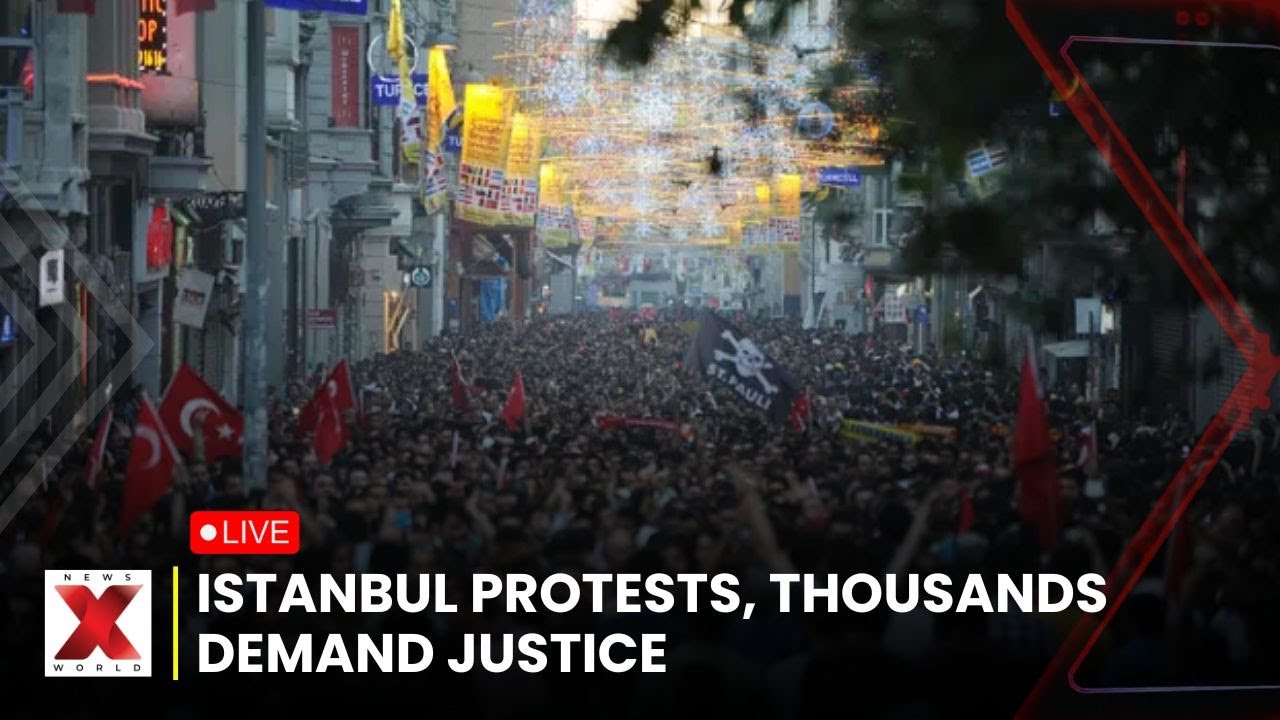 Istanbul Protest Live | Thousands Protest in Istanbul for 5th Night ...