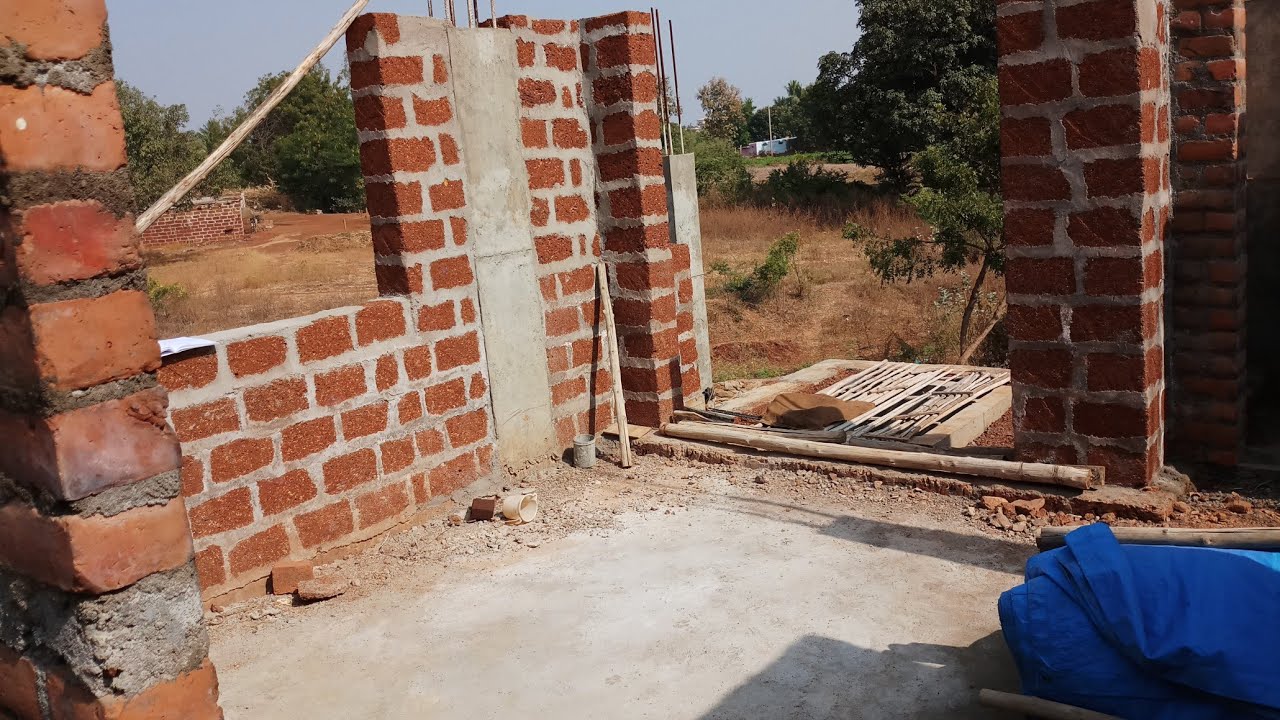 30 × 40 east face semi constructed house walkthrough - YouTube