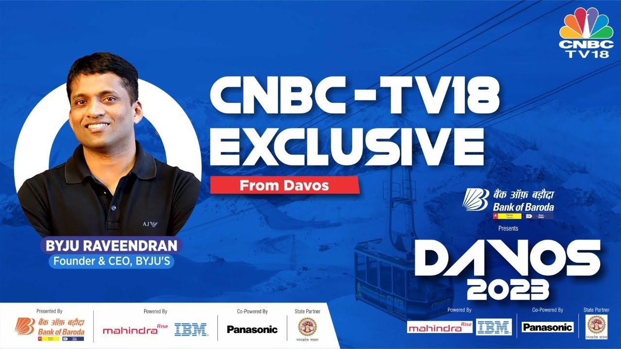 Byju's Byju Raveendran Speaks On Edtech Sector, Company's IPO Plans & More | Davos 2023 | CNBC ...