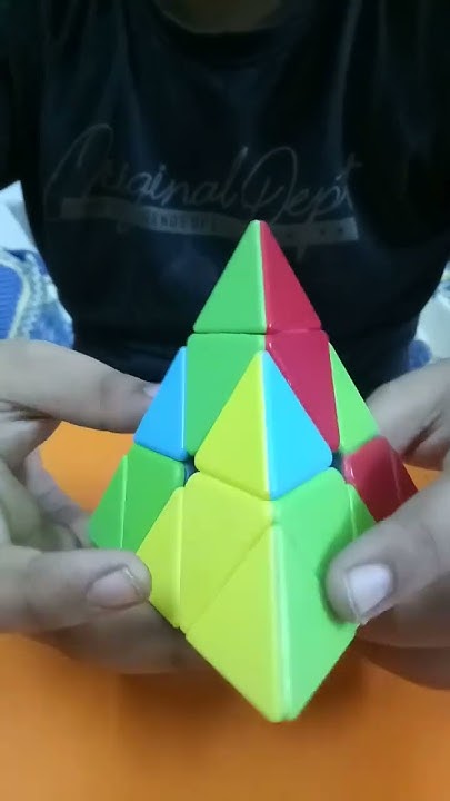 How To Solve Pyraminx Cube। Pyraminx cube#youtubeshorts #shorts#Harshit ...