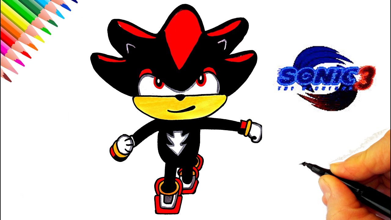 Sonic 3 Çizimi - Kirpi Sonic Nasıl Çizilir? - How To Draw Shadow From ...