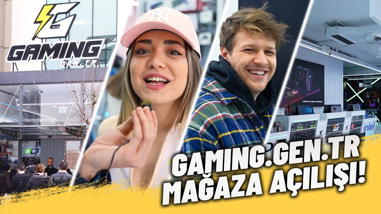 DENEYİM DOLU BİR MAĞAZA! (Gaming.Gen.TR Mağaza Açılışı) - YouTube