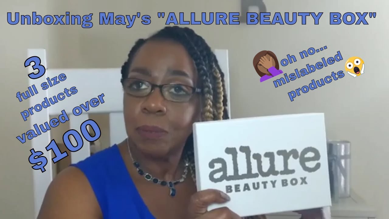Allure Beauty Box May 2020 unboxing/Special message from Allure - YouTube