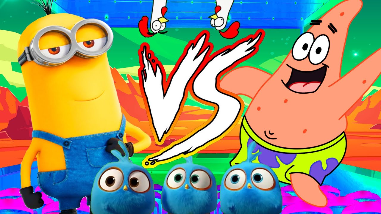 MINION character vs PATRICK STAR character. Tournament of cartoon ...