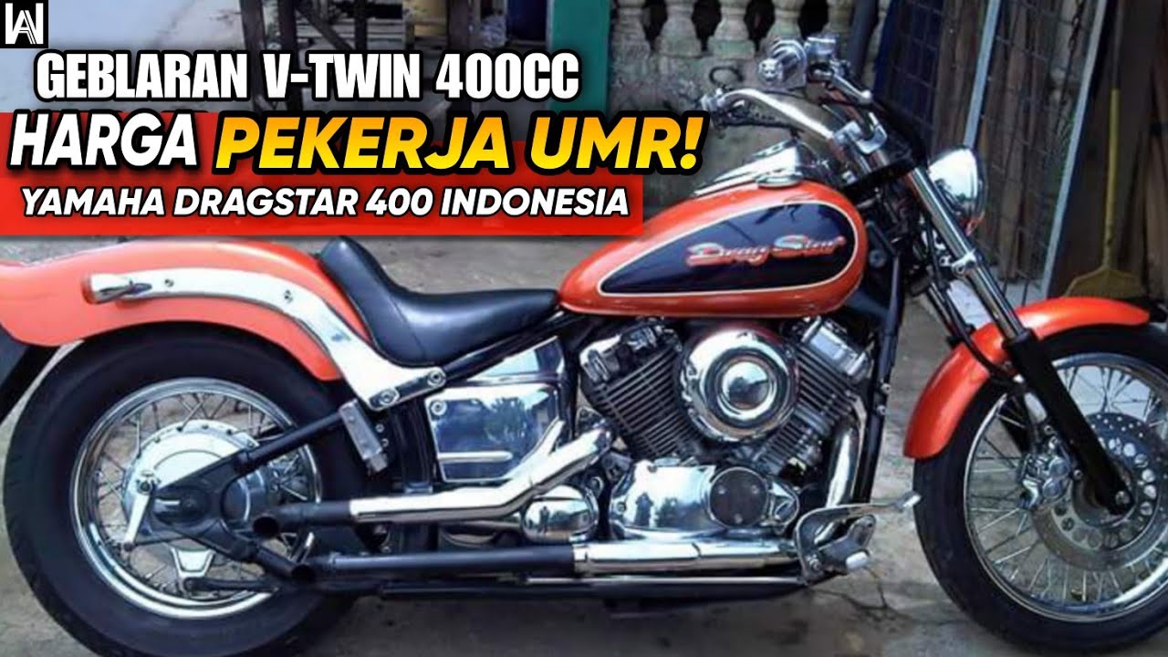 V-TWIN 400 CC MURAH NGEBLAR‼️GA BANYAK YG TAU, YAMAHA DRAGSTAR 400 ...