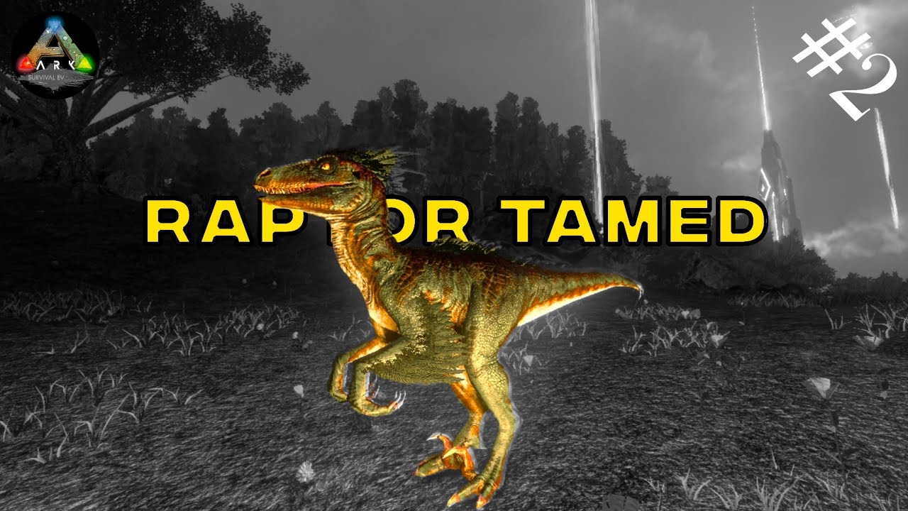 ARK Survival Evolved Gameplay | Tamed a Raptor | #2 - YouTube
