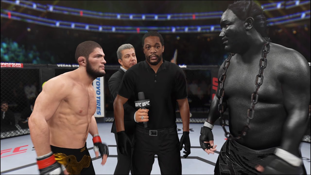 Khabib vs. Black Sumo - EA Sports UFC 4 - Eagle Fights 🦅 - YouTube