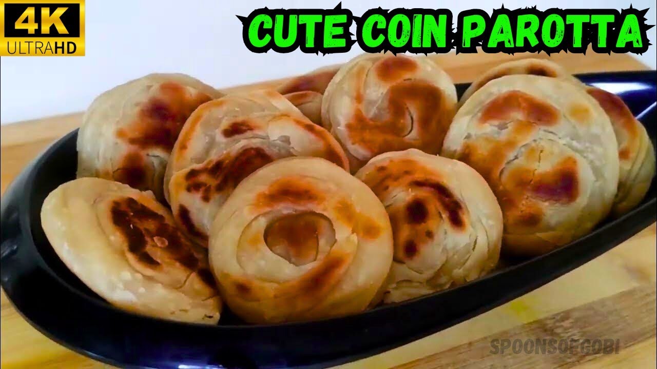 Cute Coin Parottas🫓🥖🥞 | Crunchy Parottas | Soft Indian Bread Recipe ...
