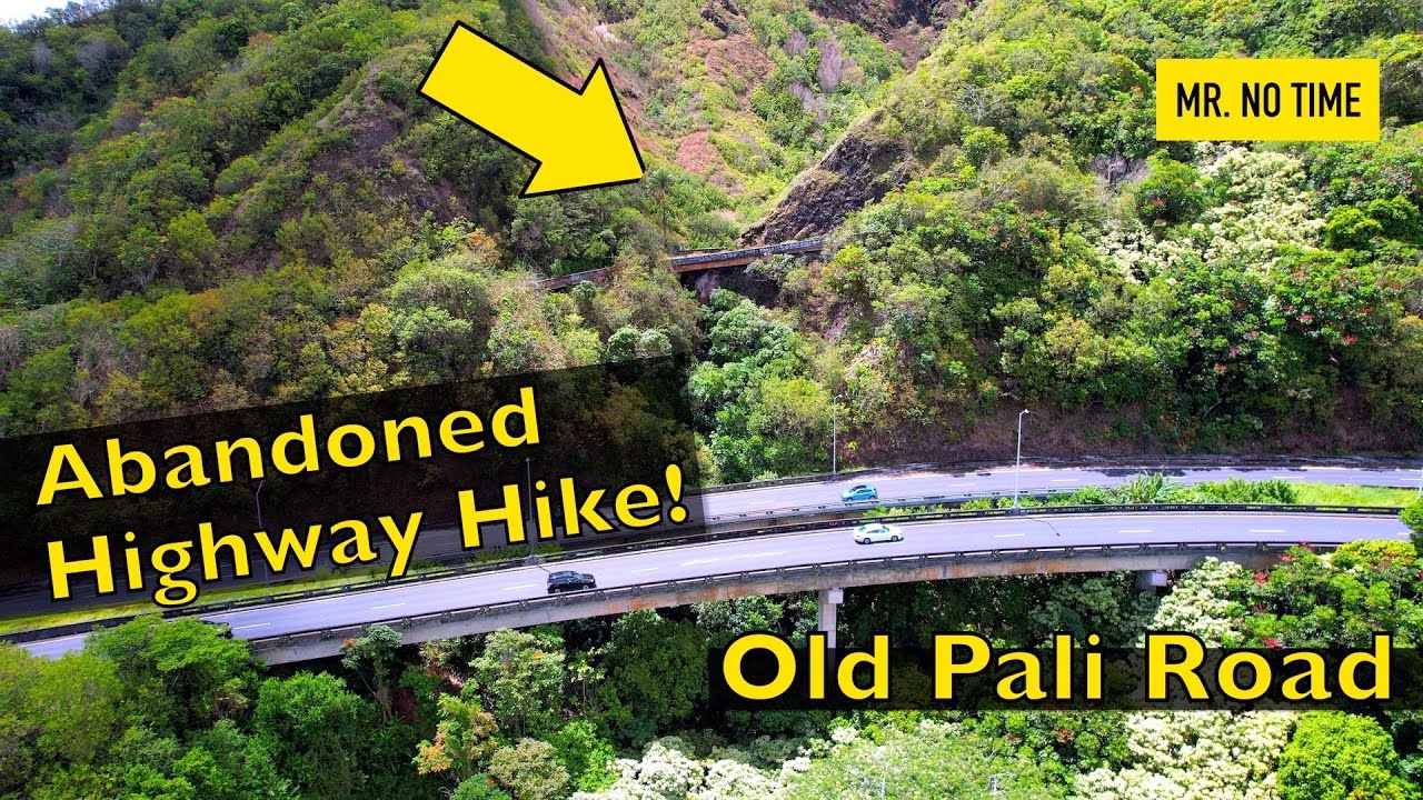 [OAHU, HAWAII] Hiking on an ABANDONED highway! Old Pali Road to Pali ...