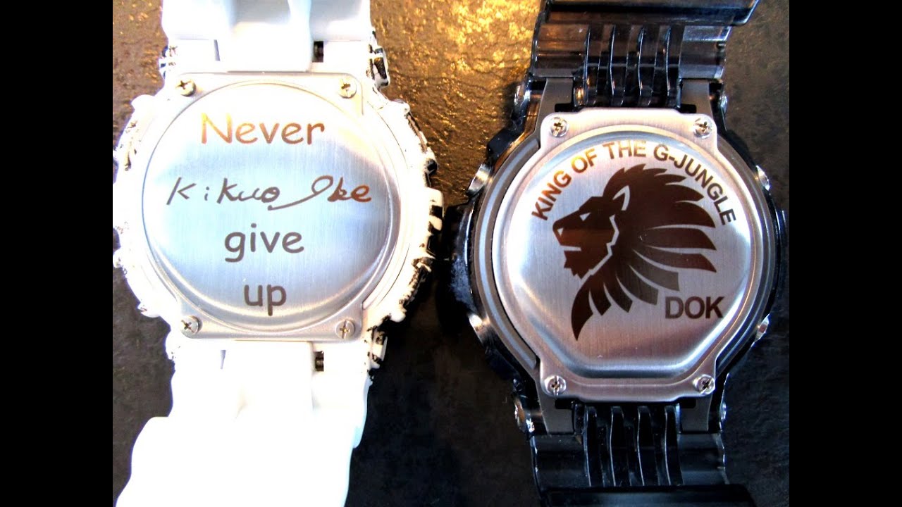 G Shock custom backplate Laser printed!! unboxing by TheDoktor210884 ...