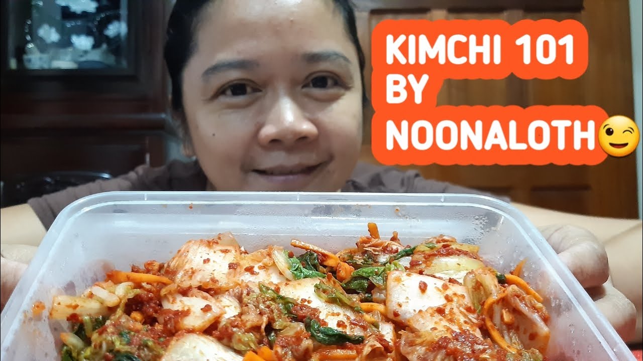HOW TO MAKE KIMCHI RECIPE AT HOME I NOONALOTH - YouTube