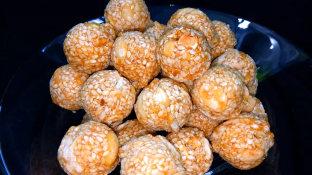तिळाचे लाडू | Tilache Ladoo Recipe In Marathi | Makar Sankranti Special ...