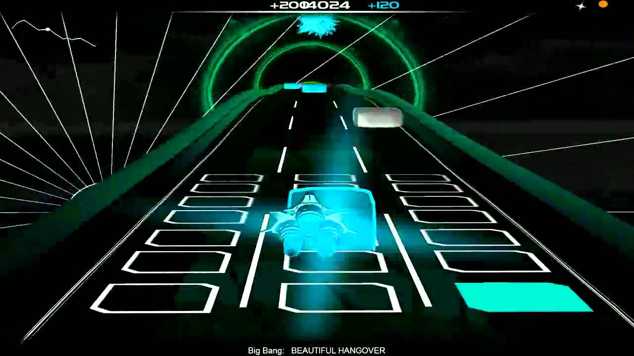 Big Bang - Beautiful Hangover (Audiosurf : Ninja Mono) - YouTube