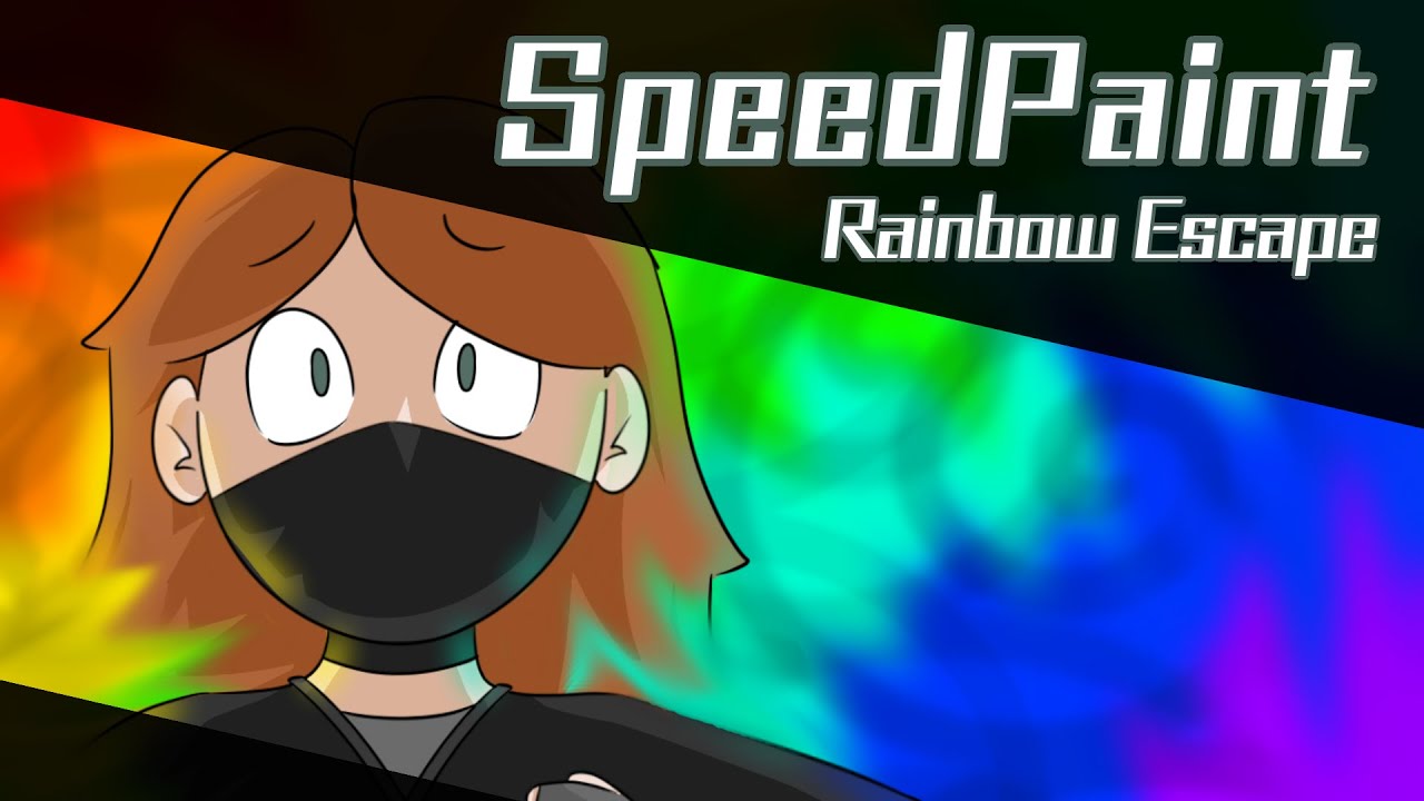 SpeedPaint - Rainbow Escape - YouTube