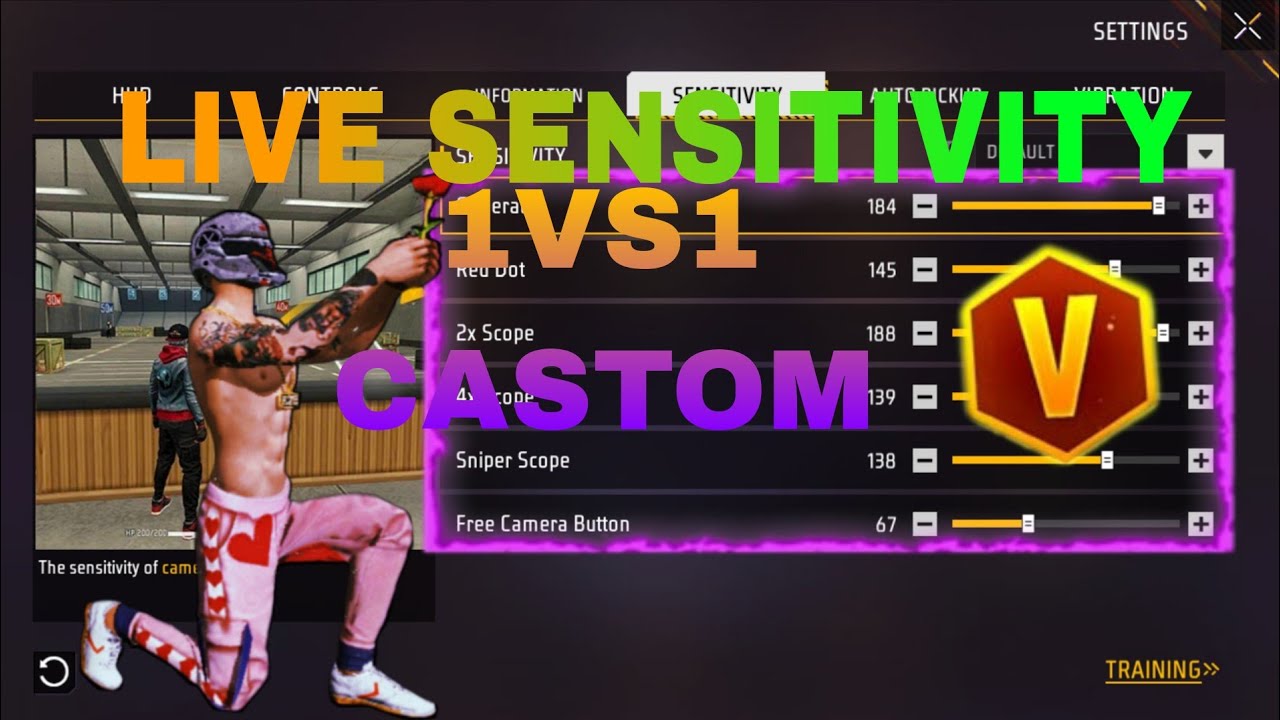 free fire hadeshort sensivity all device settings live updates ff - YouTube
