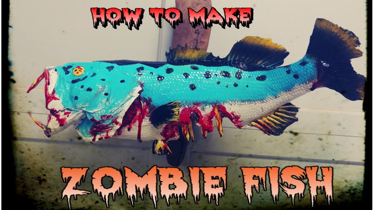 HOW TO MAKE A ZOMBIE FISH OUT OF AN OLD FISH MOUNT - YouTube
