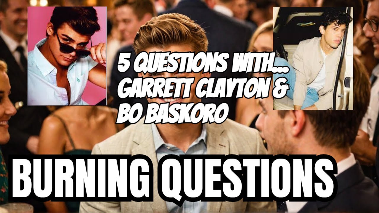 5 Burning Questions for Actor Garrett Clayton and Singer Bo Baskoro ...
