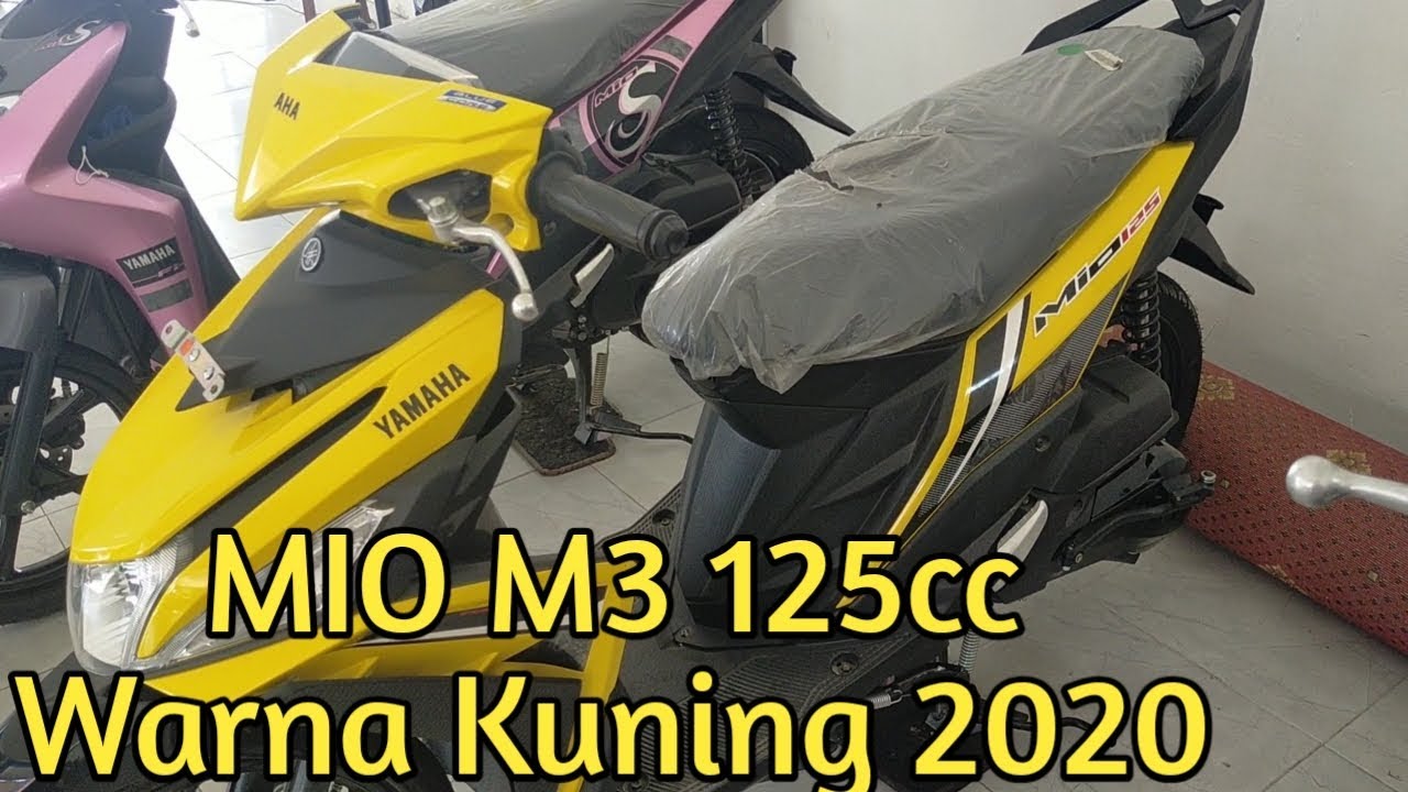 MIO M3 125cc Warna Kuning terbaru 2020 - YouTube