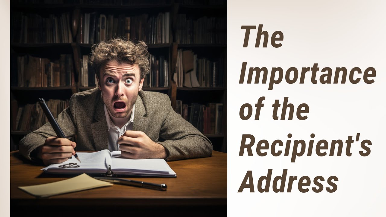 How to Write the Recipient's Address: Key Points to Keep Your Letters ...