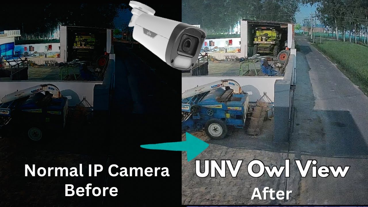 UNV Owl View 4 MP IP Camera night Test and Review - YouTube