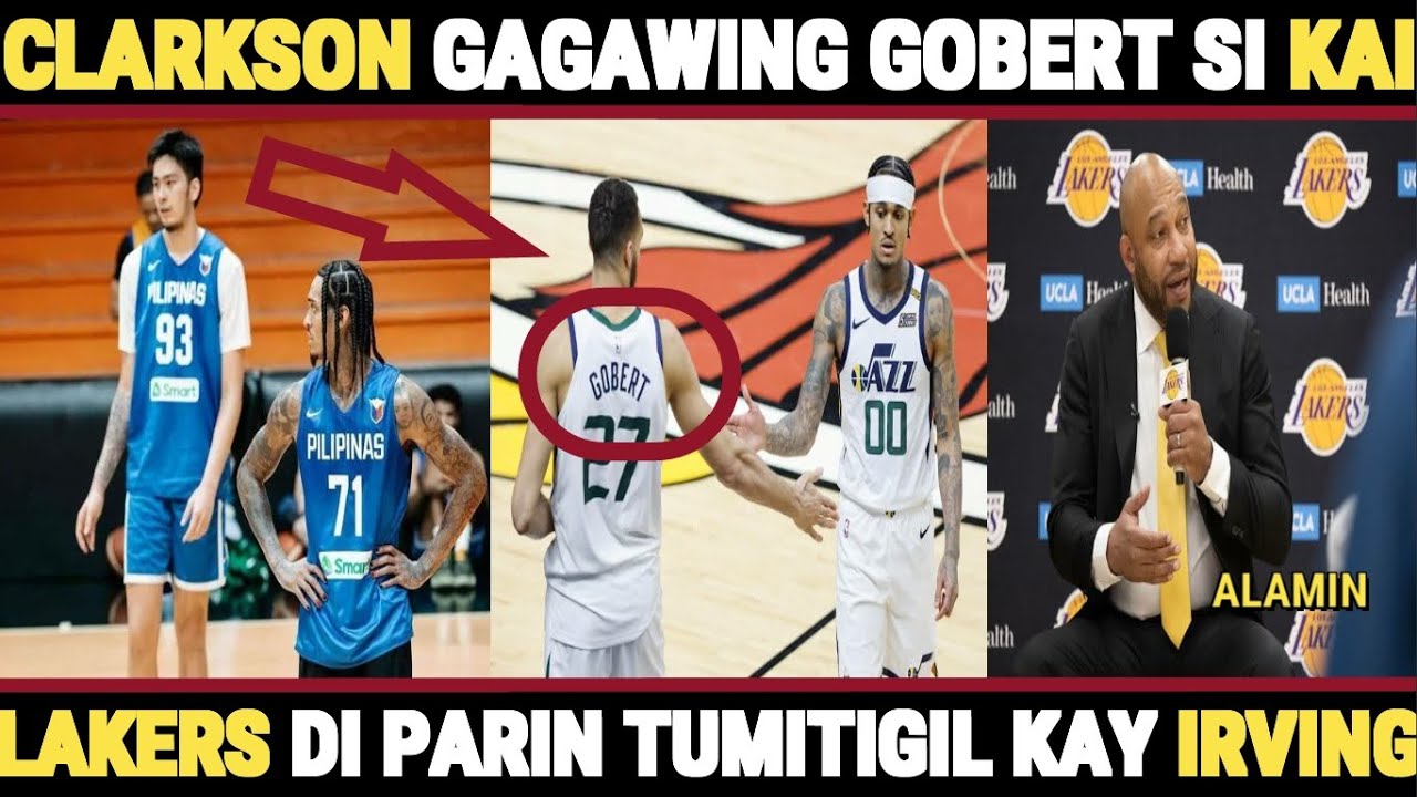 Breaking: KAI SOTTO GAGAWING Rudy GOBERT ni CLARKSON | LAKERS DI PA ...