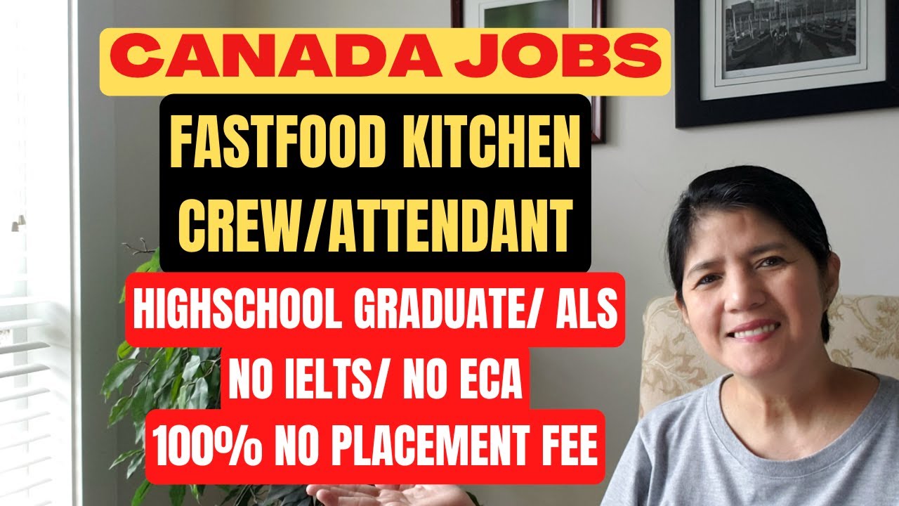 CANADA IS NOW HIRING FAST FOOD CREW | NO PLACEMENT FEE JOBS | IPAMS ...