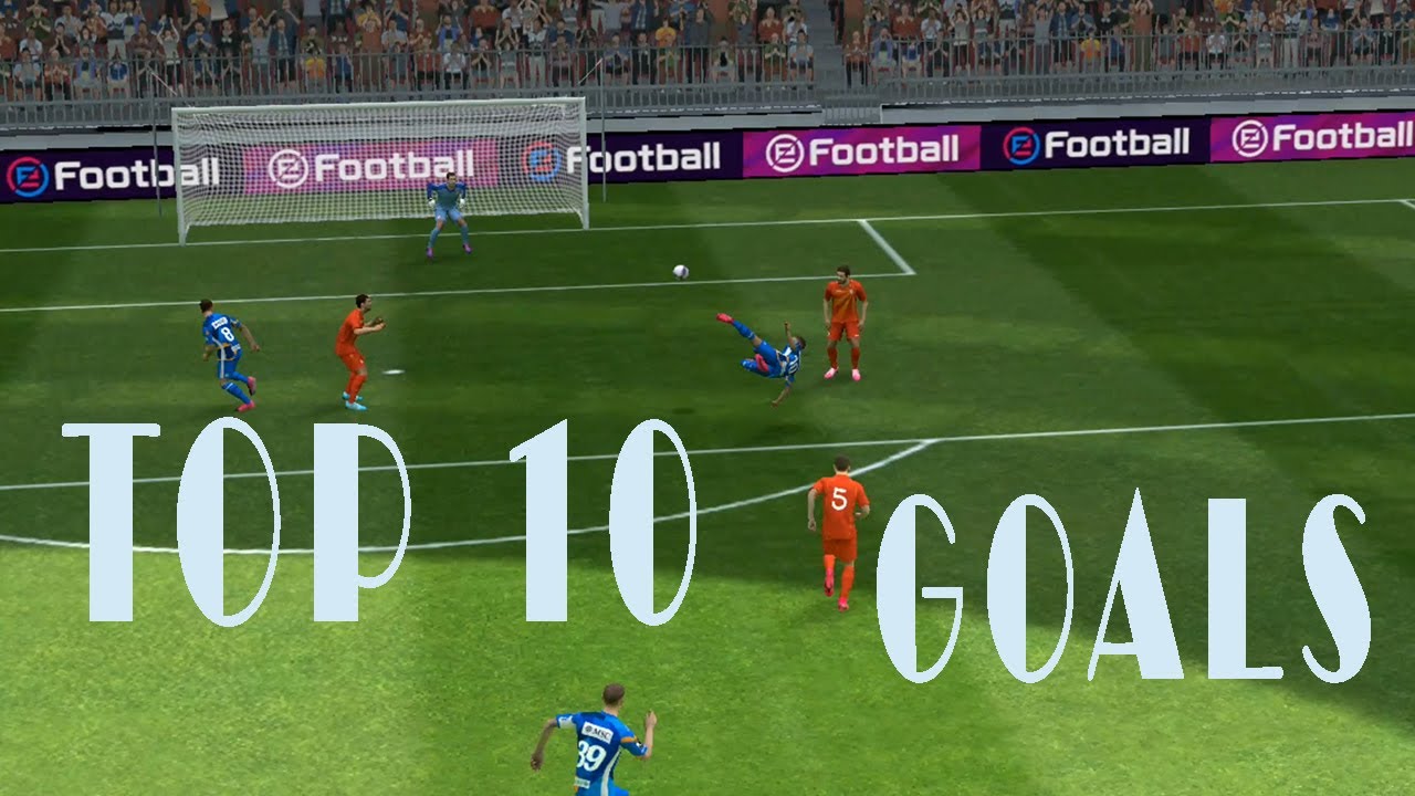 BEST GOALS and ASSIST PES MOBILE || EFOOTBALL - V1 - YouTube