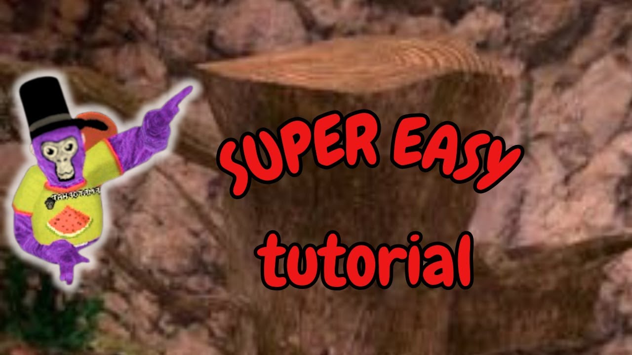 How to Reach Stump: The EASY way gorilla tag - YouTube