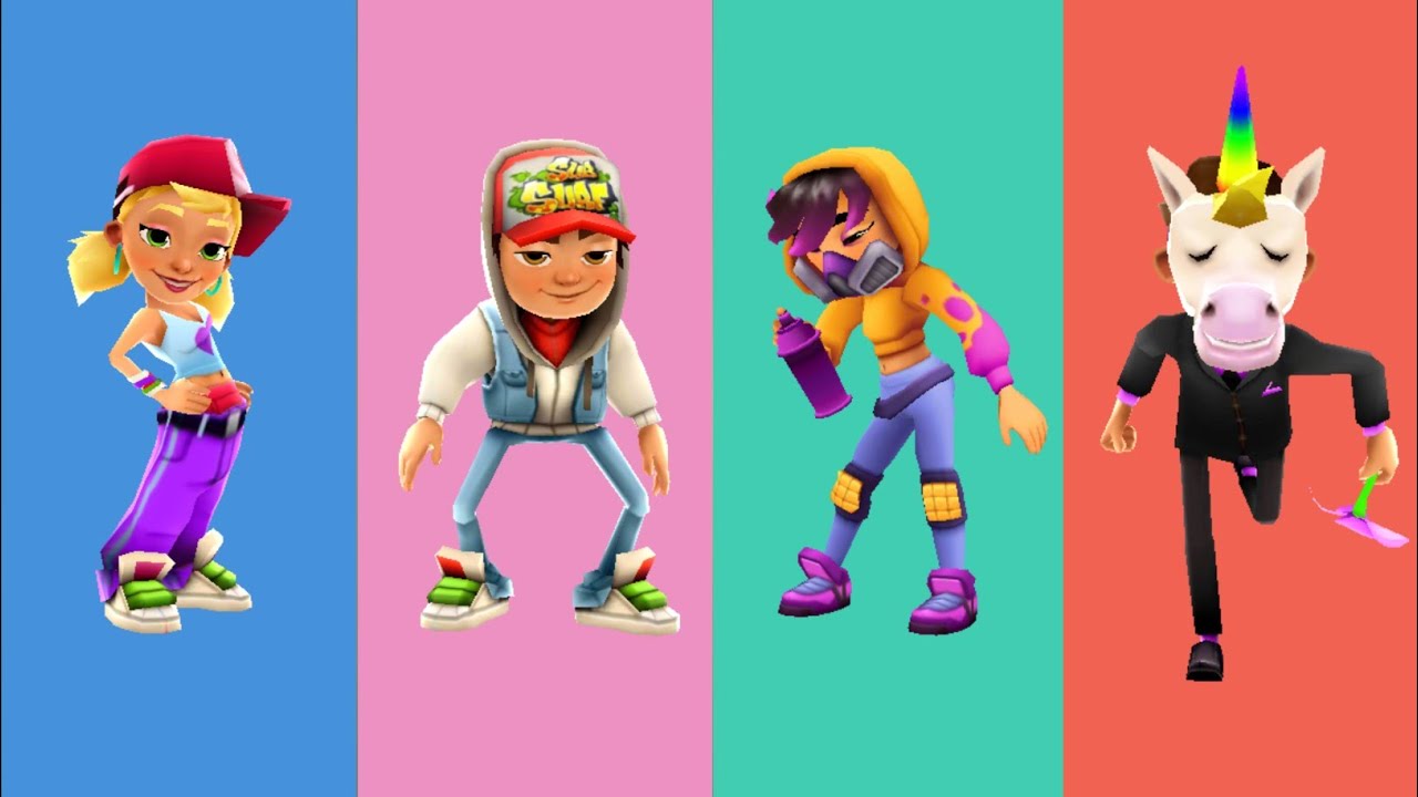 Subway Surfers Hollywood - Tricky, Jake, Miss Maia, Pride Frank - YouTube