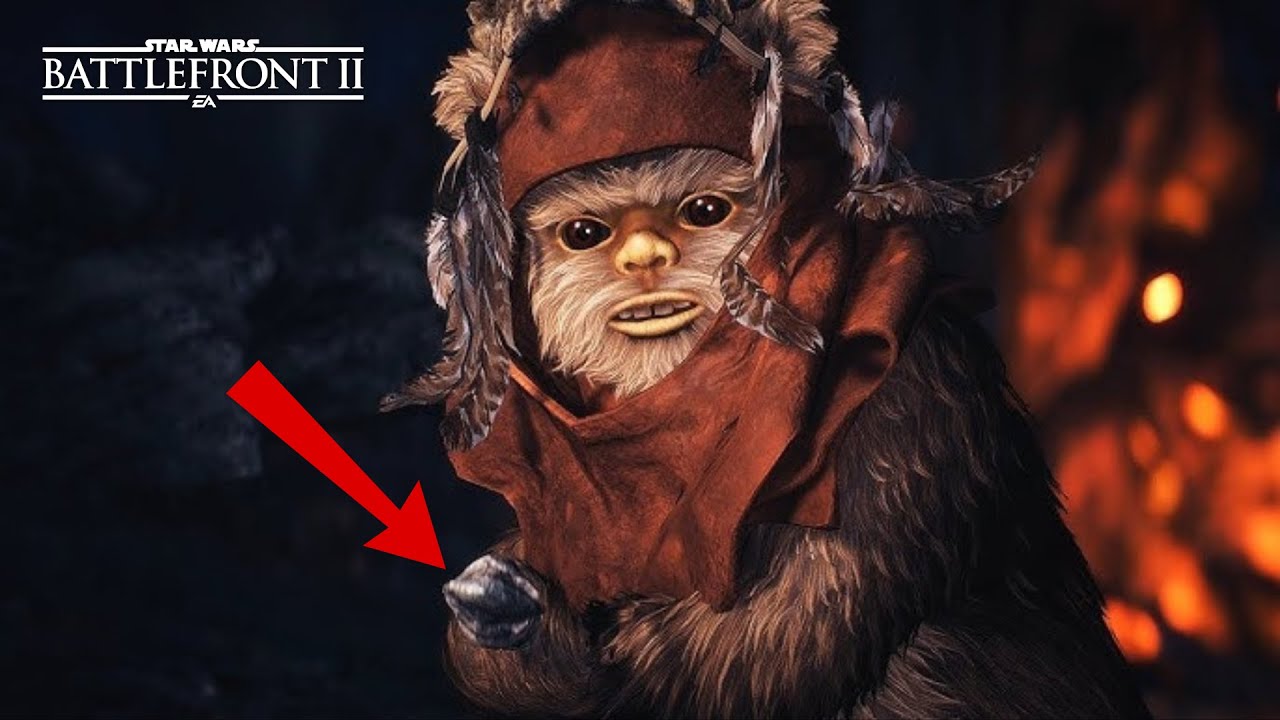 Star Wars Battlefront 2 - Best/Funny Moments Ewok Hunt - YouTube