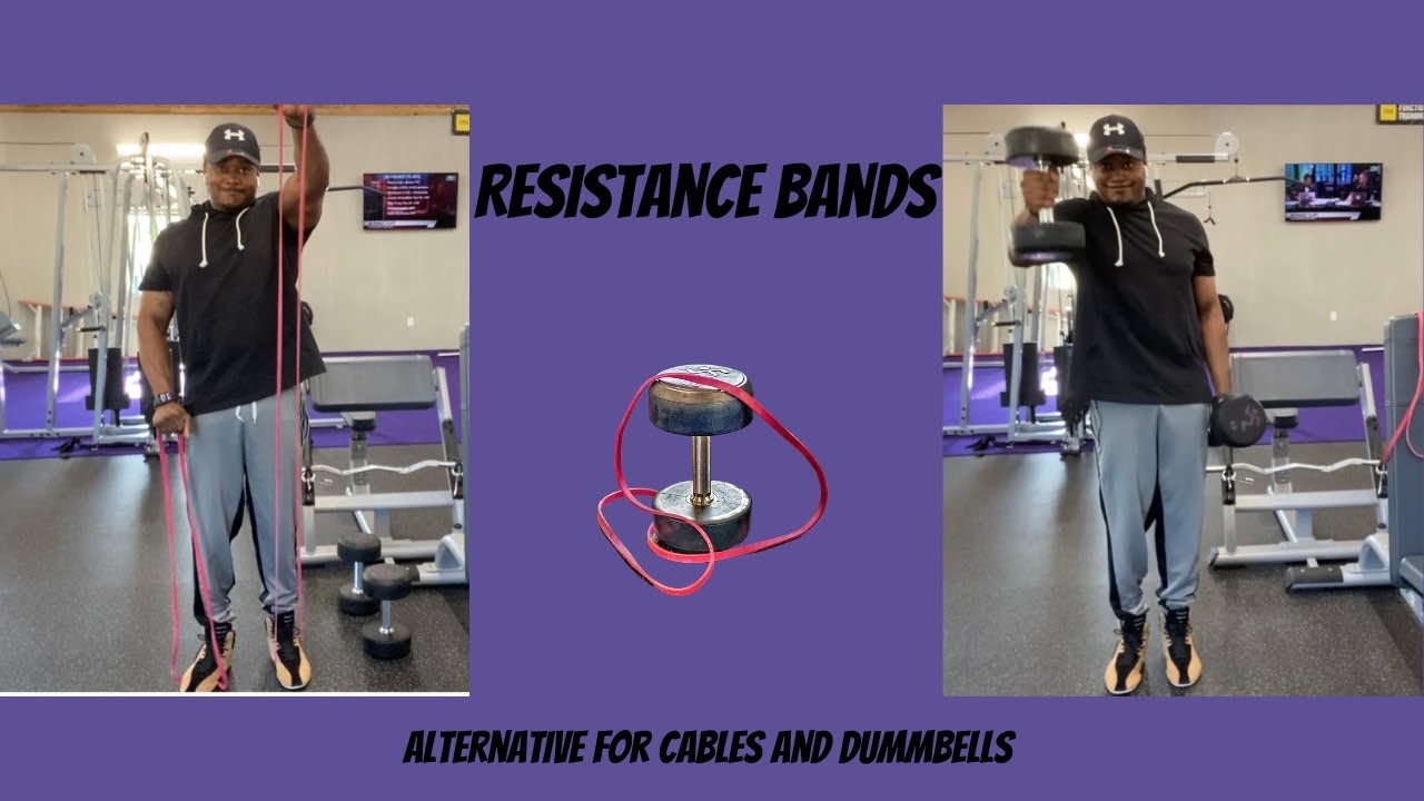 Resistance Bands: The alternative to Dumbbell and Cable workout - YouTube