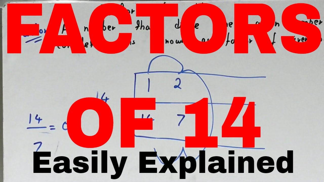 Factor Of 14 How To Find Factor Of 14 Find All Factors Of 14 Find The