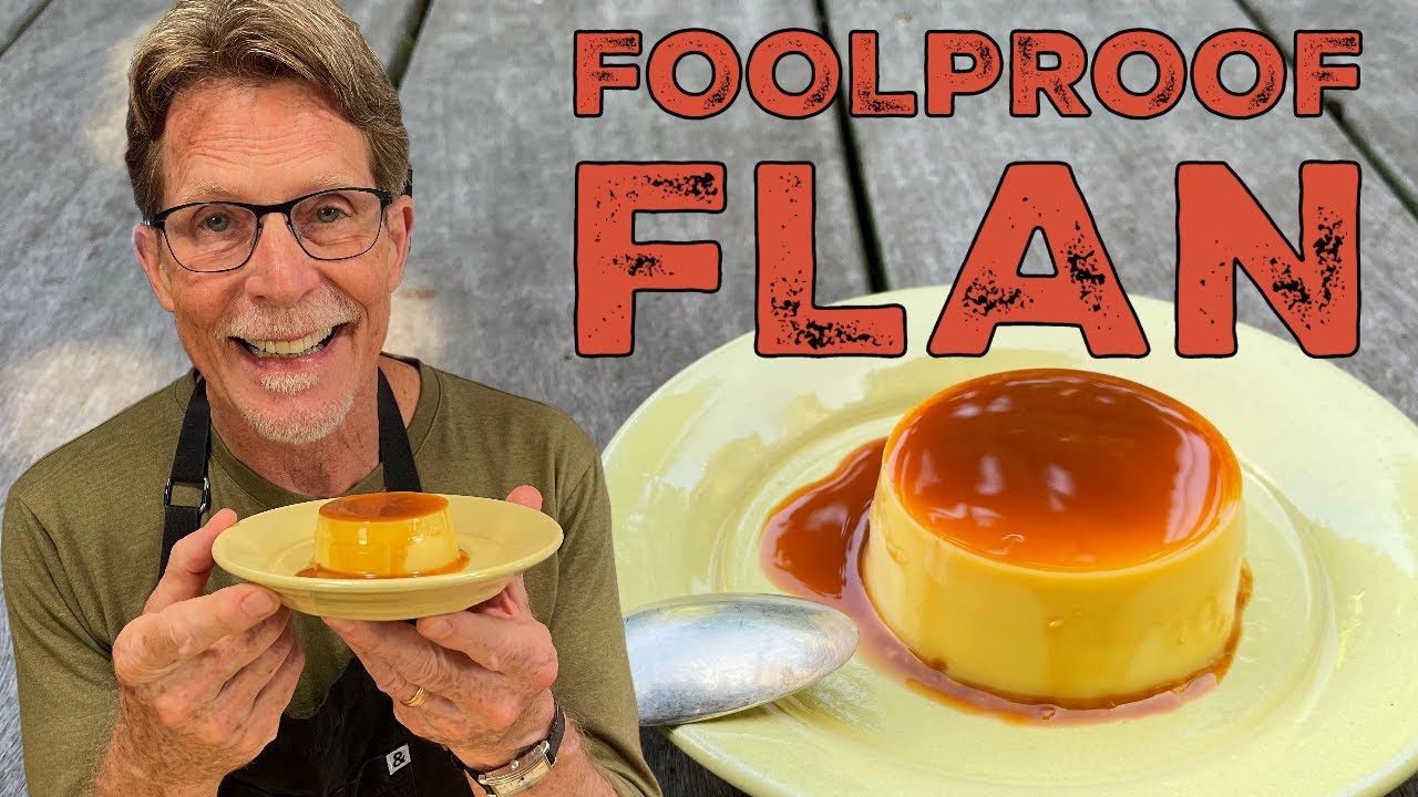 6 Ingredient, Foolproof Flan | Rick Bayless Taco Manual - YouTube