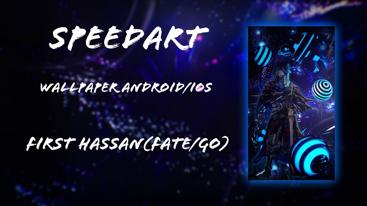 SpeedArt | Wallpaper First Hassan (Fate/GO) - YouTube